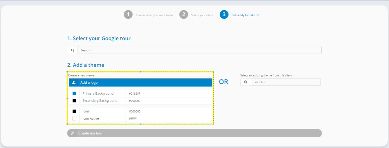 Themes – TourBuilder